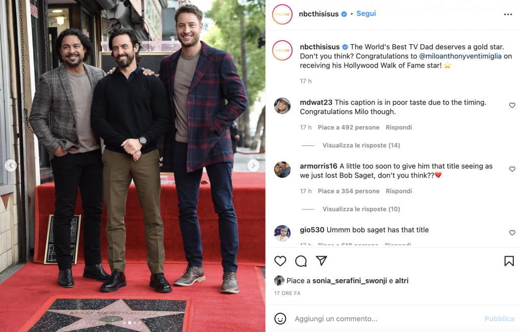 Milo Ventimiglia, una macchina fotografica e una stella sulla Walk of Fame