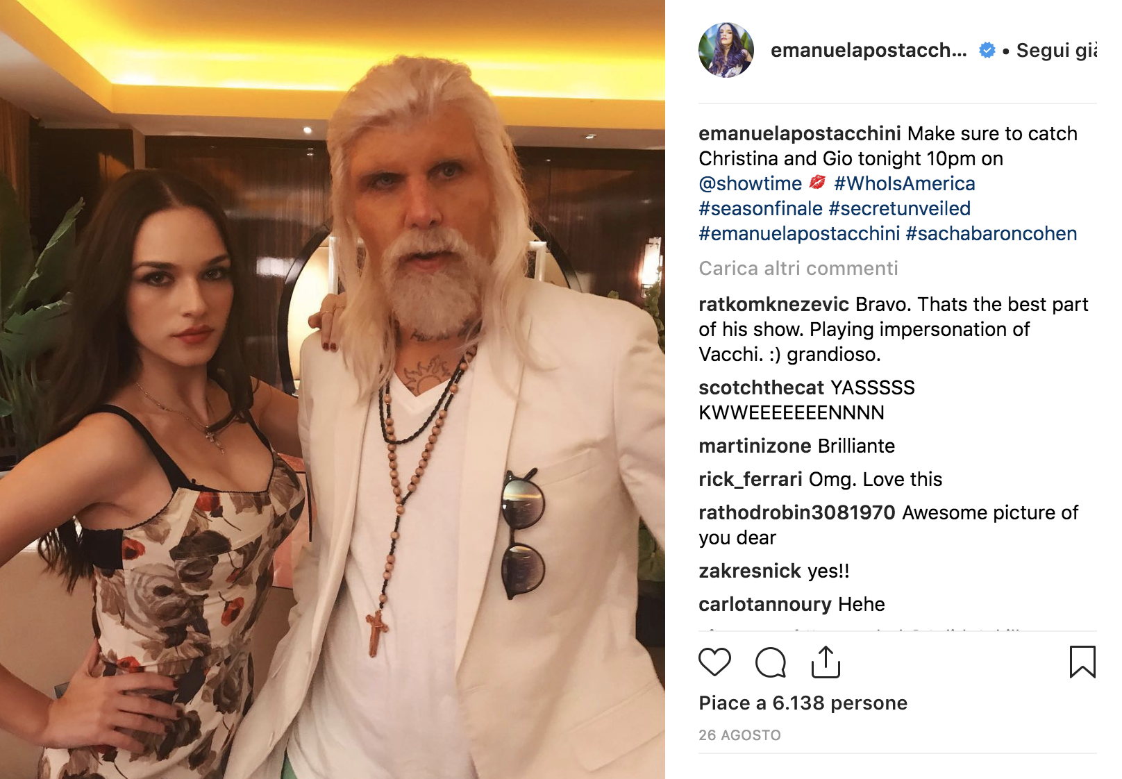 Emanuela Postacchini and the search for Who Is America? – The HotCorn